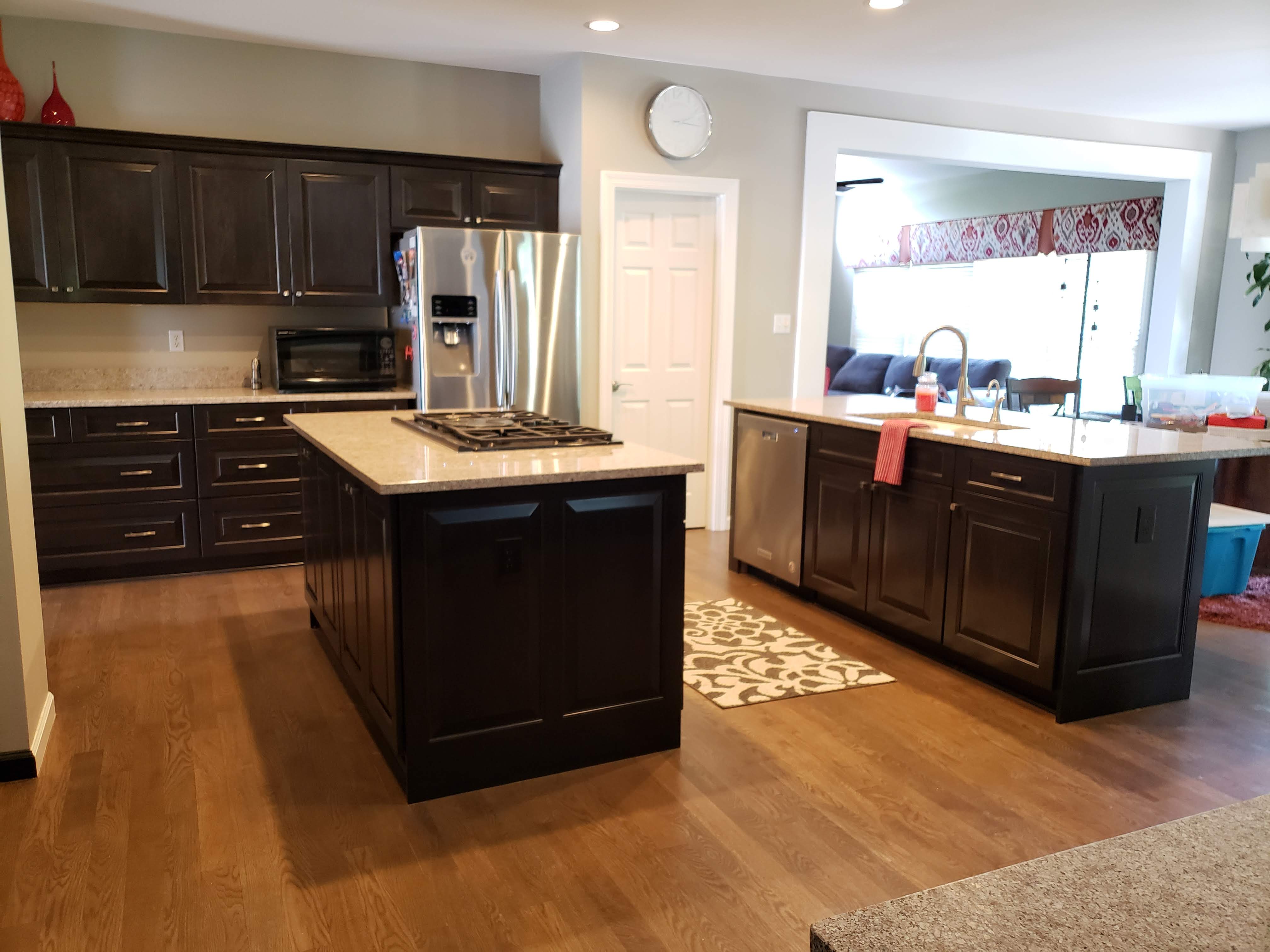 Dark Roast Maple, Ogee Frame, Slant Raise, Stepped Cove, Island ...