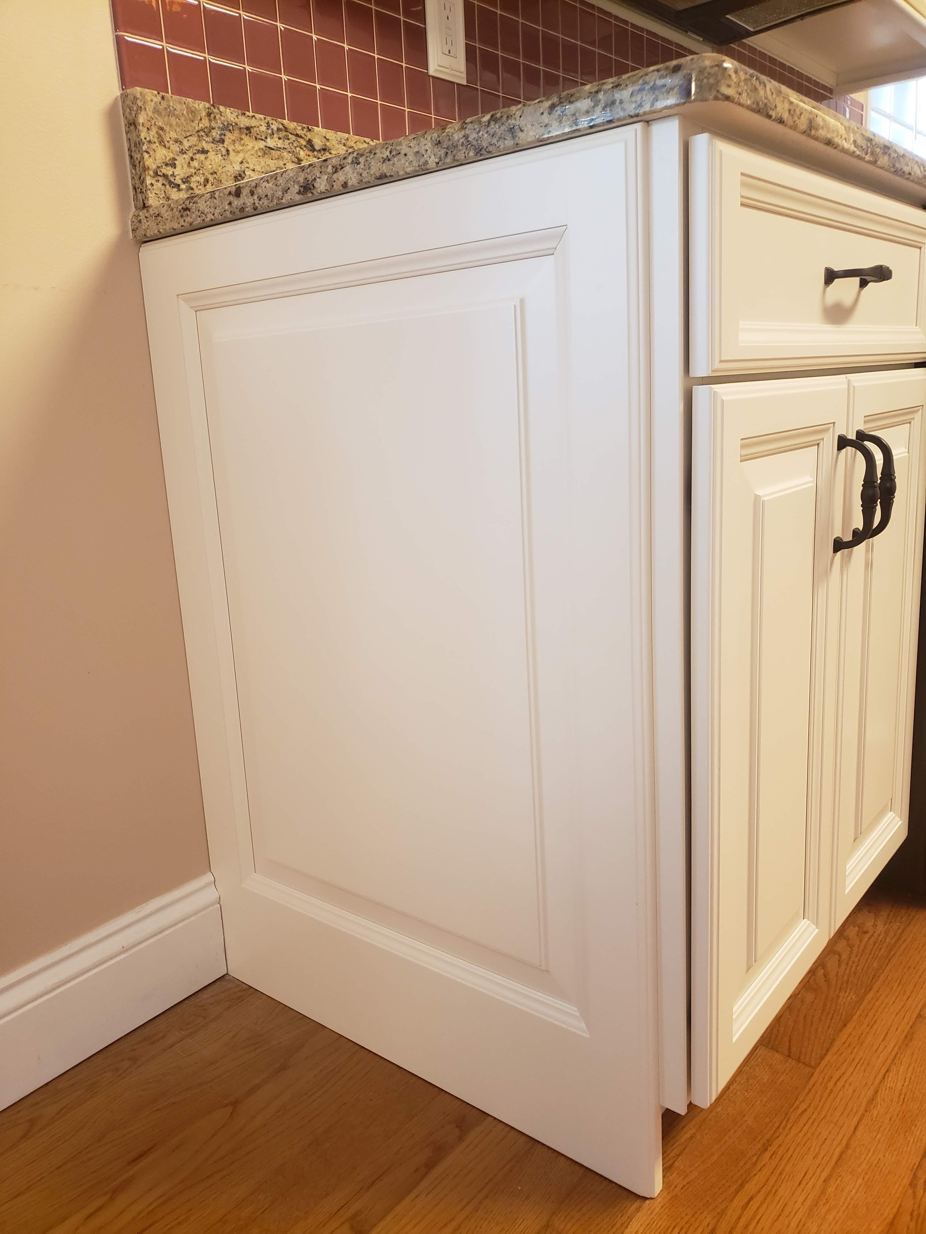 Slant Raised Panel w/ Elite H-2 Frame in Crystal, Cove Molding, B11 ...