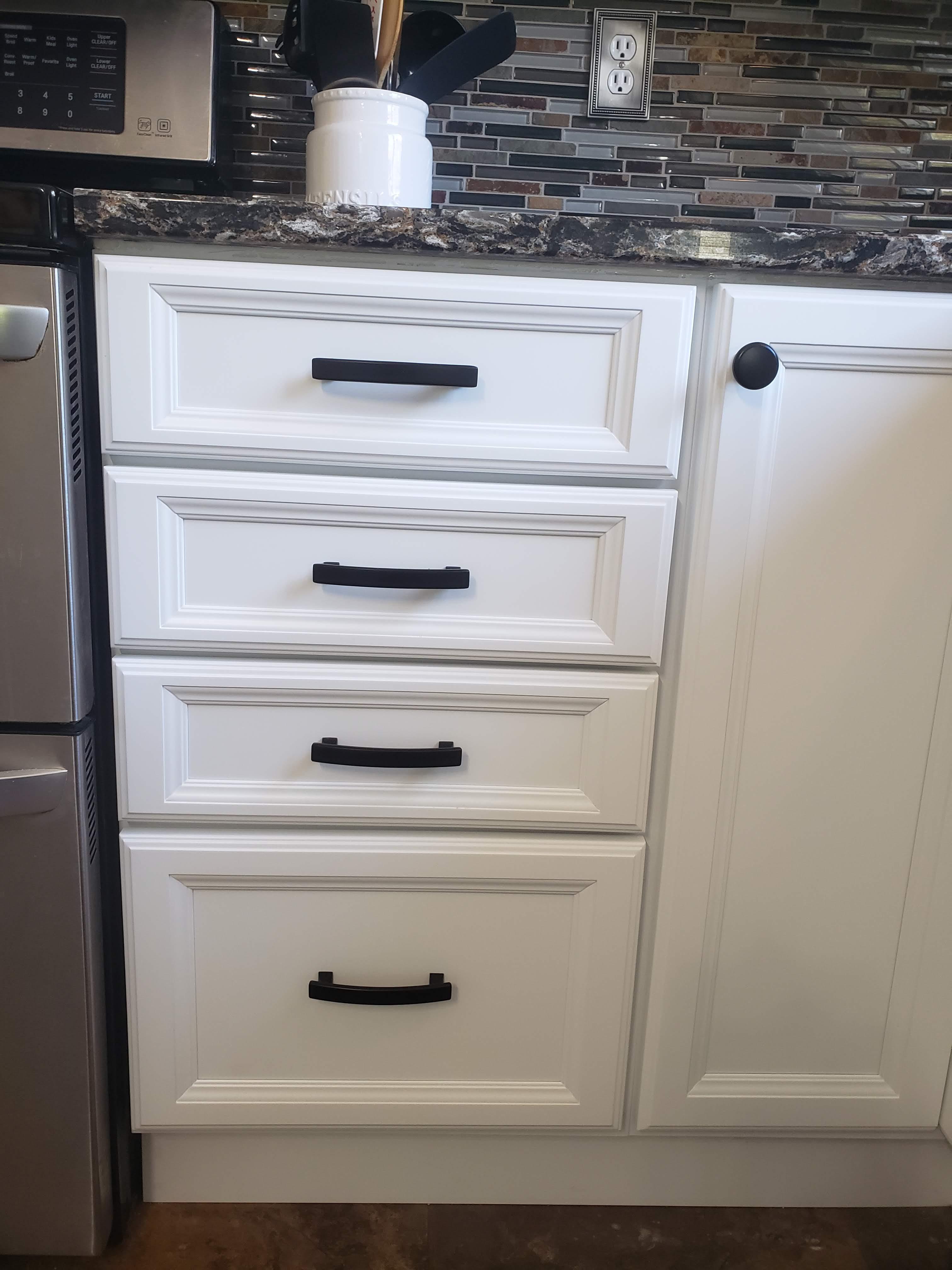 Elite Frame w/H-2 Edge, Arctic White, Glass Doors, New Wall Cabinets ...