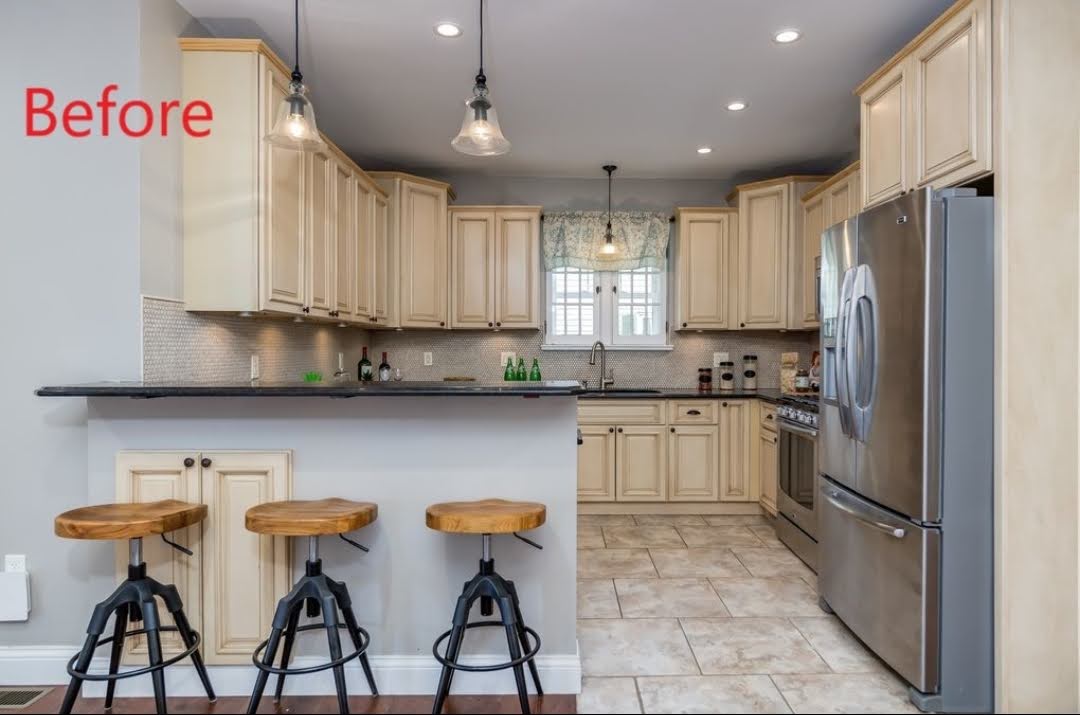 Two Panel Walls, Arctic White, Coastal Plain, New Wall Cabinets ...
