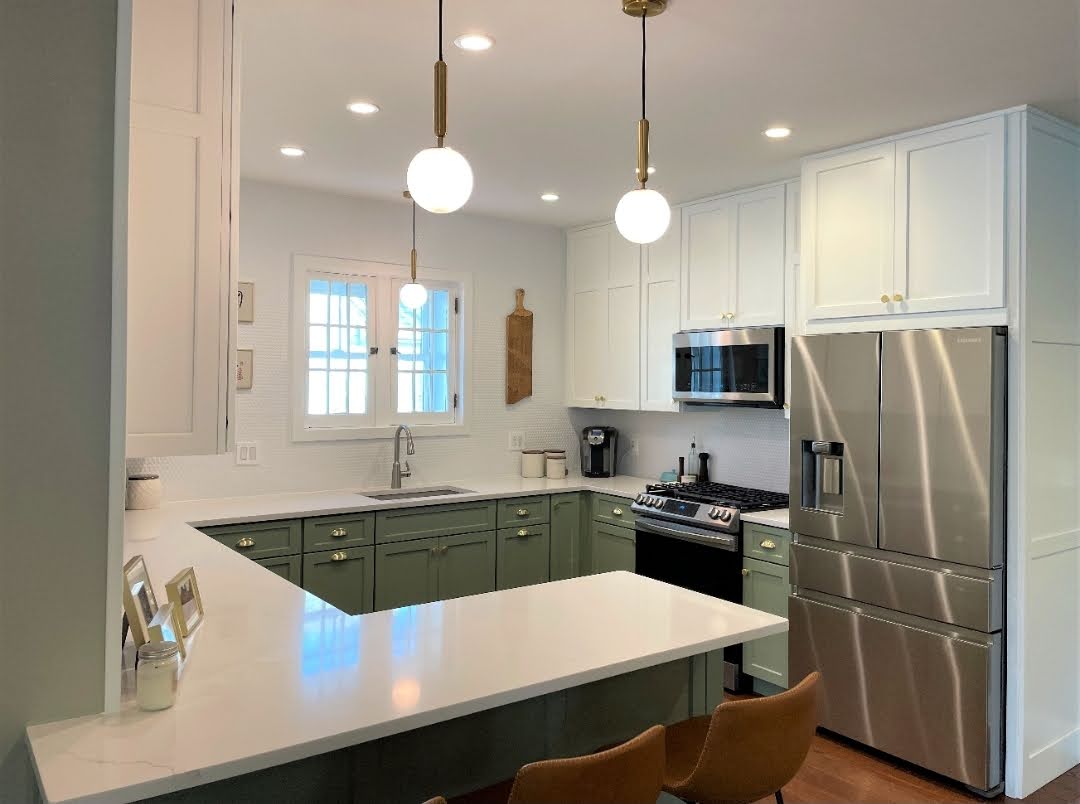 Two Panel Walls, Arctic White, Coastal Plain, New Wall Cabinets ...